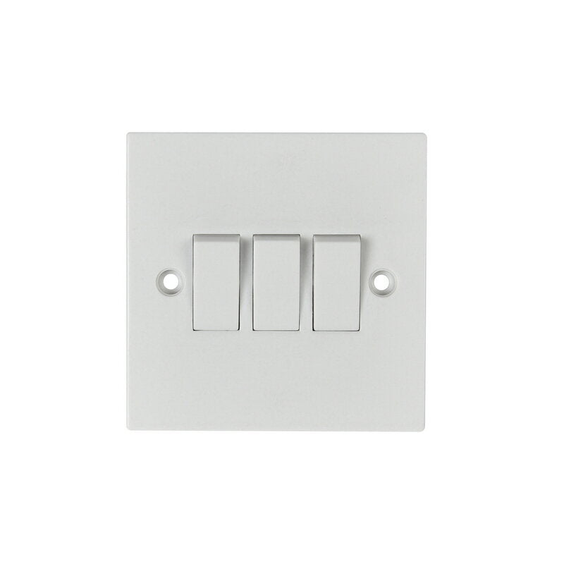 3 Gang 2 Way 6 AMP Switch – Fitzgeralds Homevalue Dingle