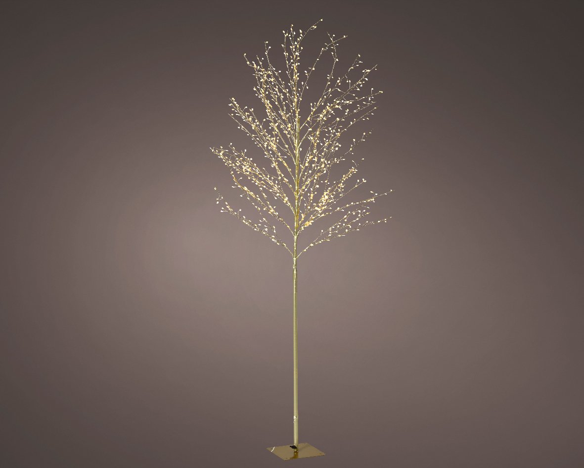 Micro Led Outdoor Tree Gold 180cm Height 720 Lights – Fitzgeralds ...