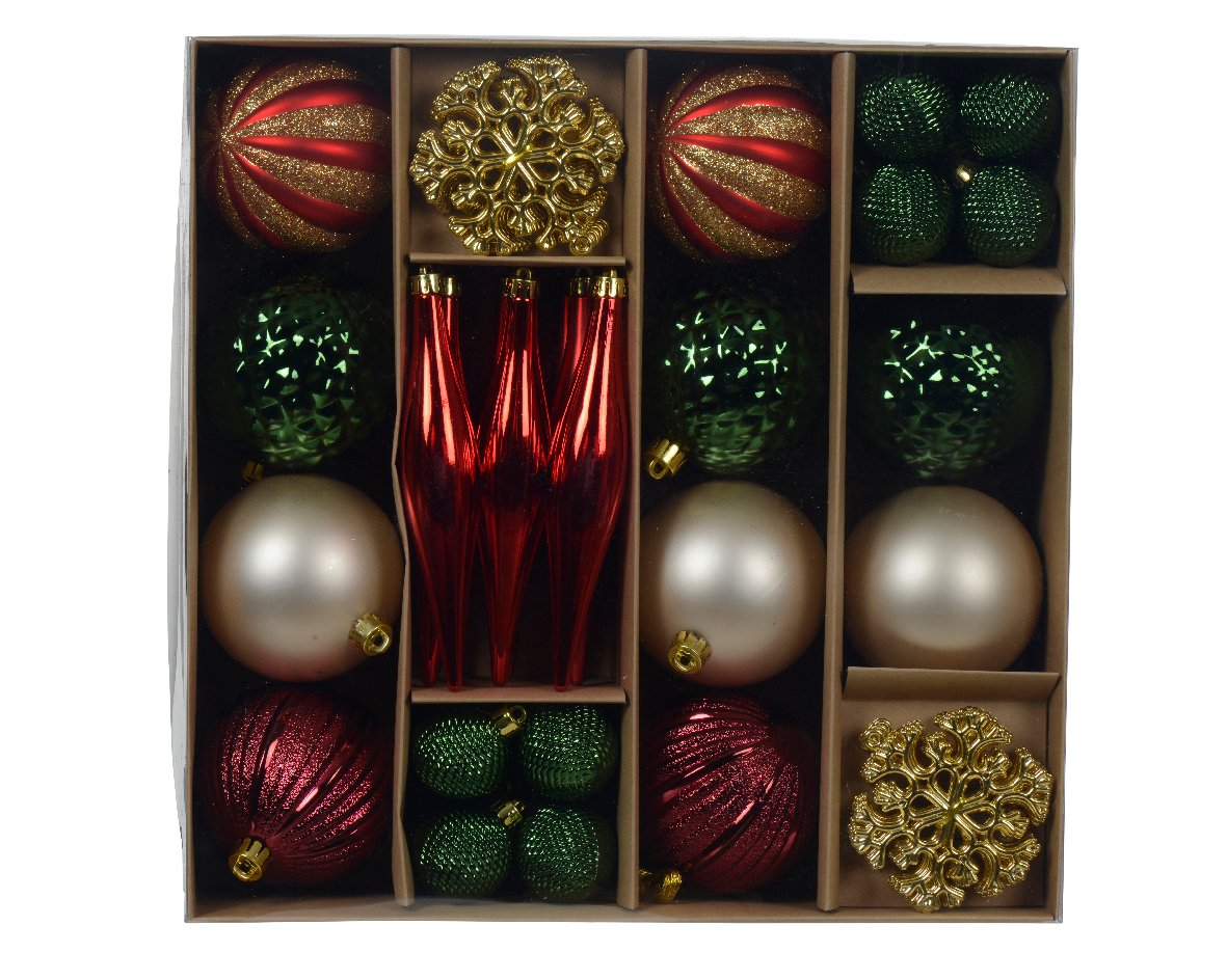 Mix Box of Tree Decorations – Fitzgeralds Homevalue Dingle