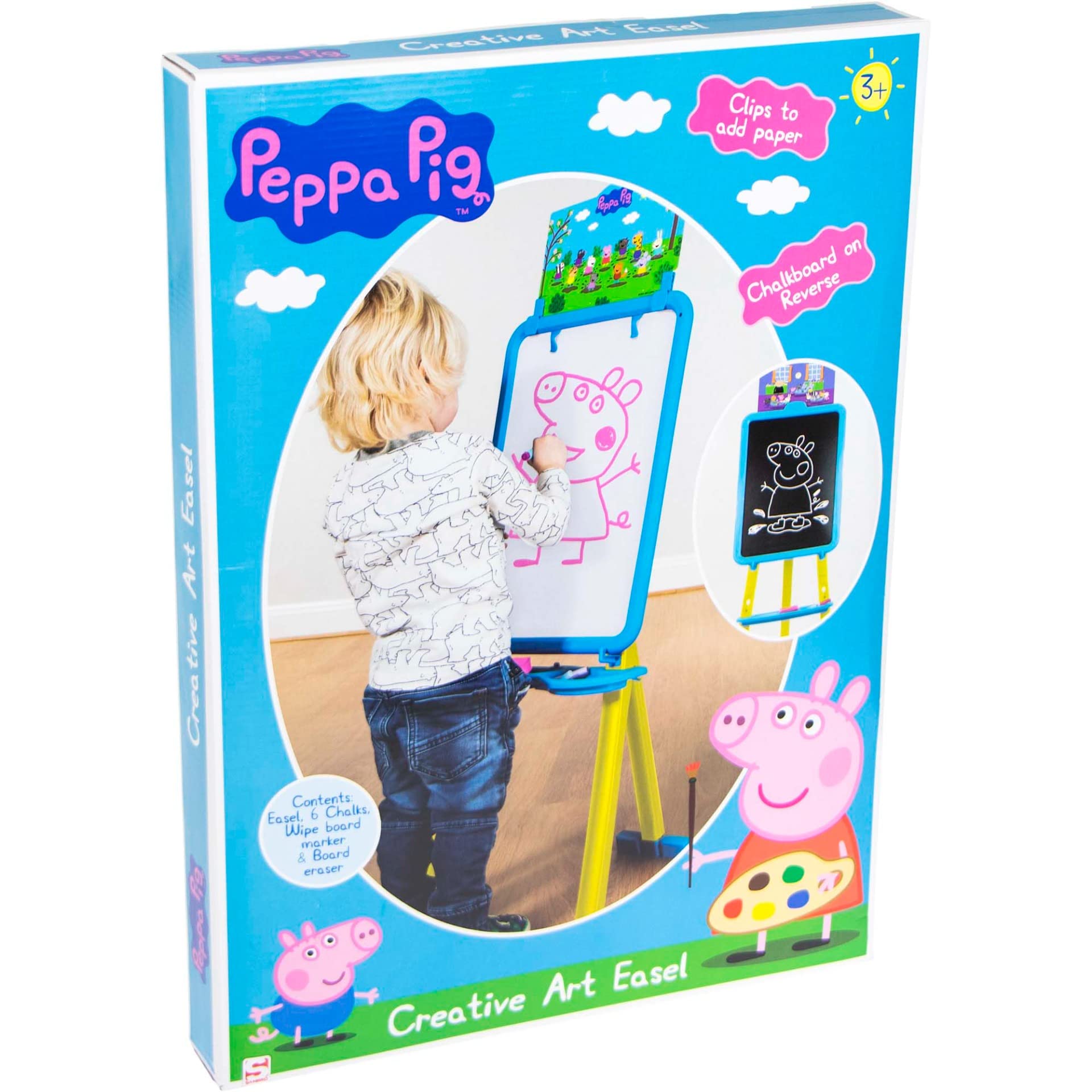 Peppa Pig Double Sided Floor Standing Easel – Fitzgeralds Homevalue Dingle