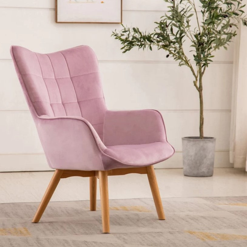 Kayla Leisure Chair Pink – Fitzgeralds Homevalue Dingle