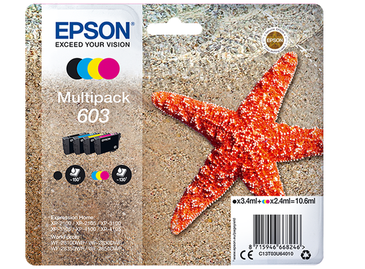 Epson 603 BK/C/M/Y Multipack – Fitzgeralds Homevalue Dingle