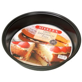 Steelex Round Sandwich Tin Non Stick – Fitzgeralds Homevalue Dingle